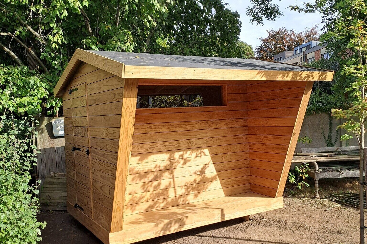 Lignia tuinhuis met insectenhotel | Hout - Bois van Steenberge